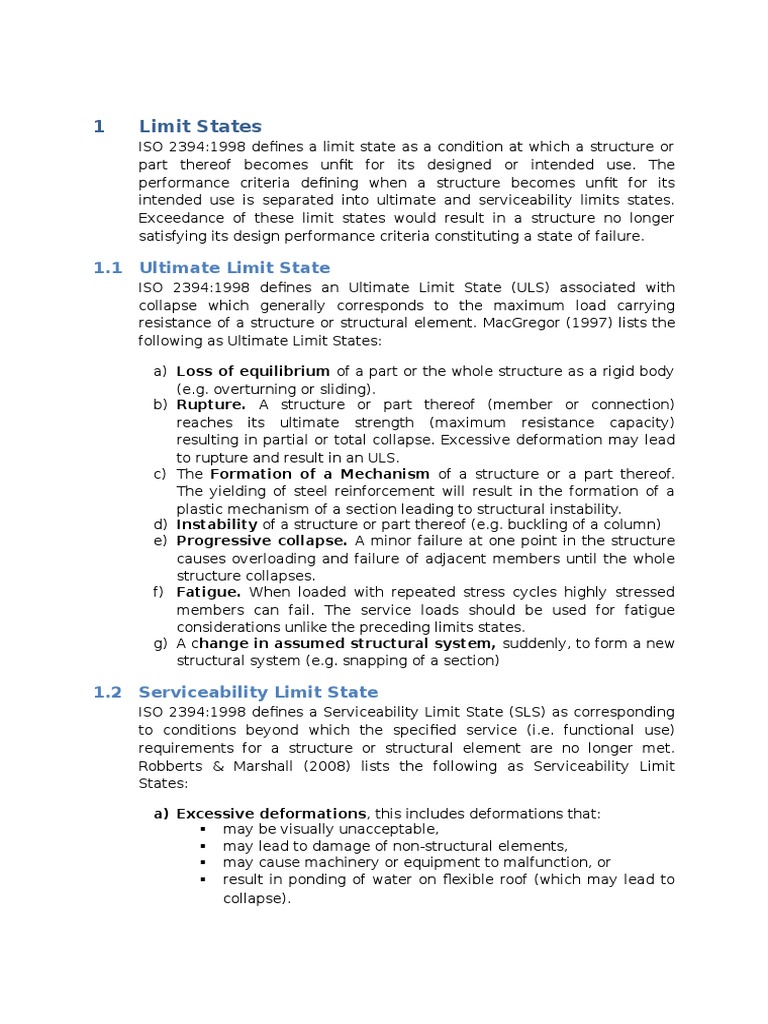 Q1 (A) & (B) Limit States Design | PDF | Strength Of Materials ...