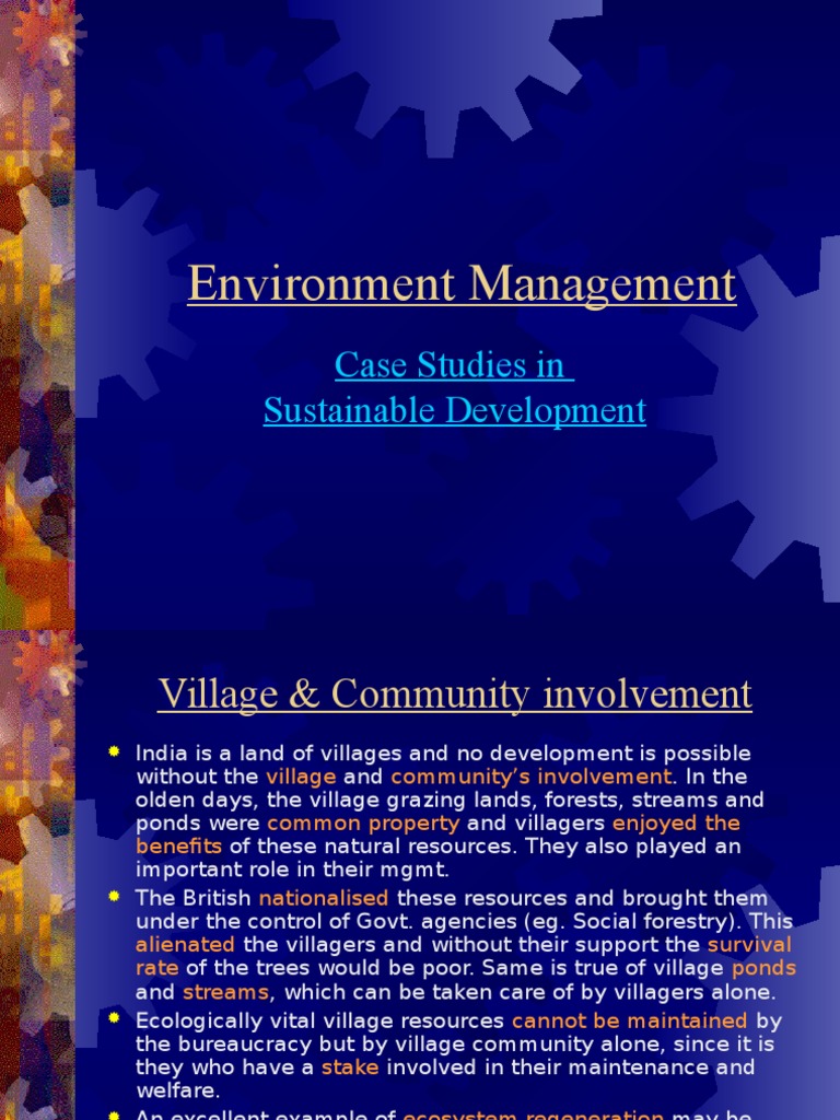 Sustainable Development Case Studies | PDF | Grazing | Forests
