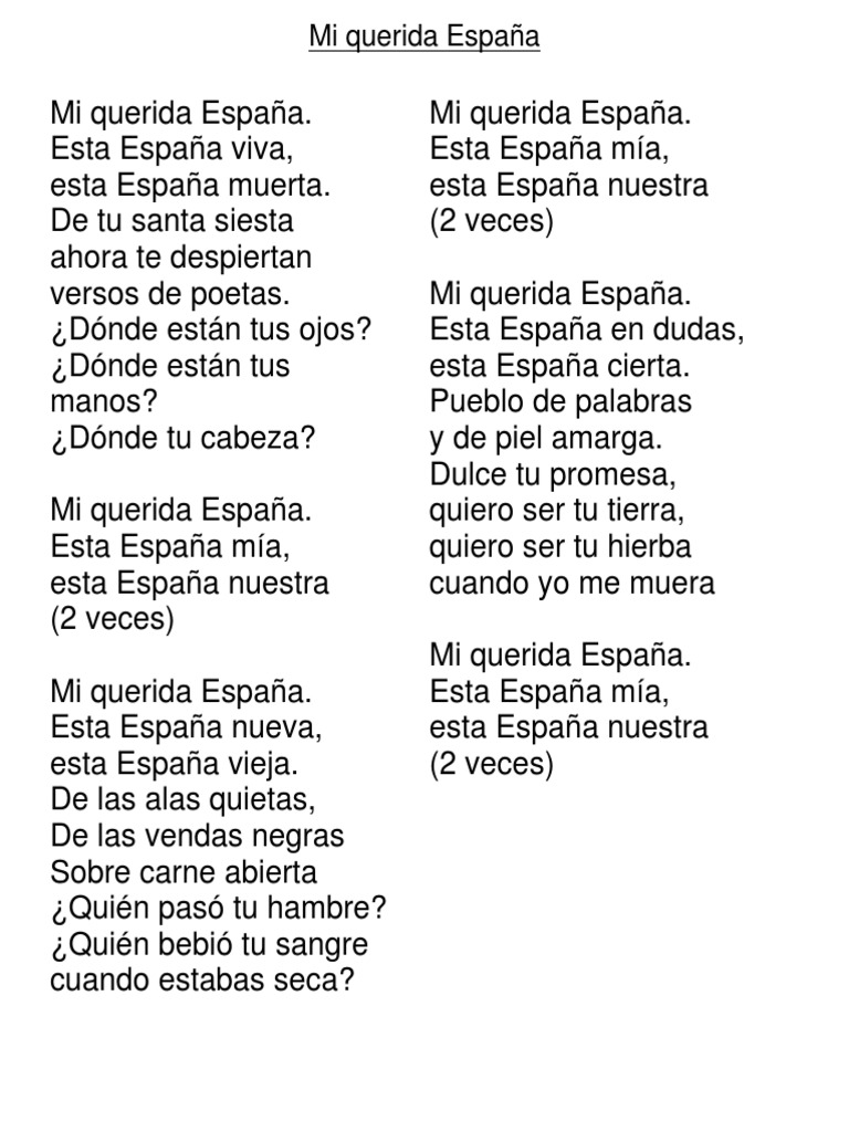 Mi Querida España | PDF
