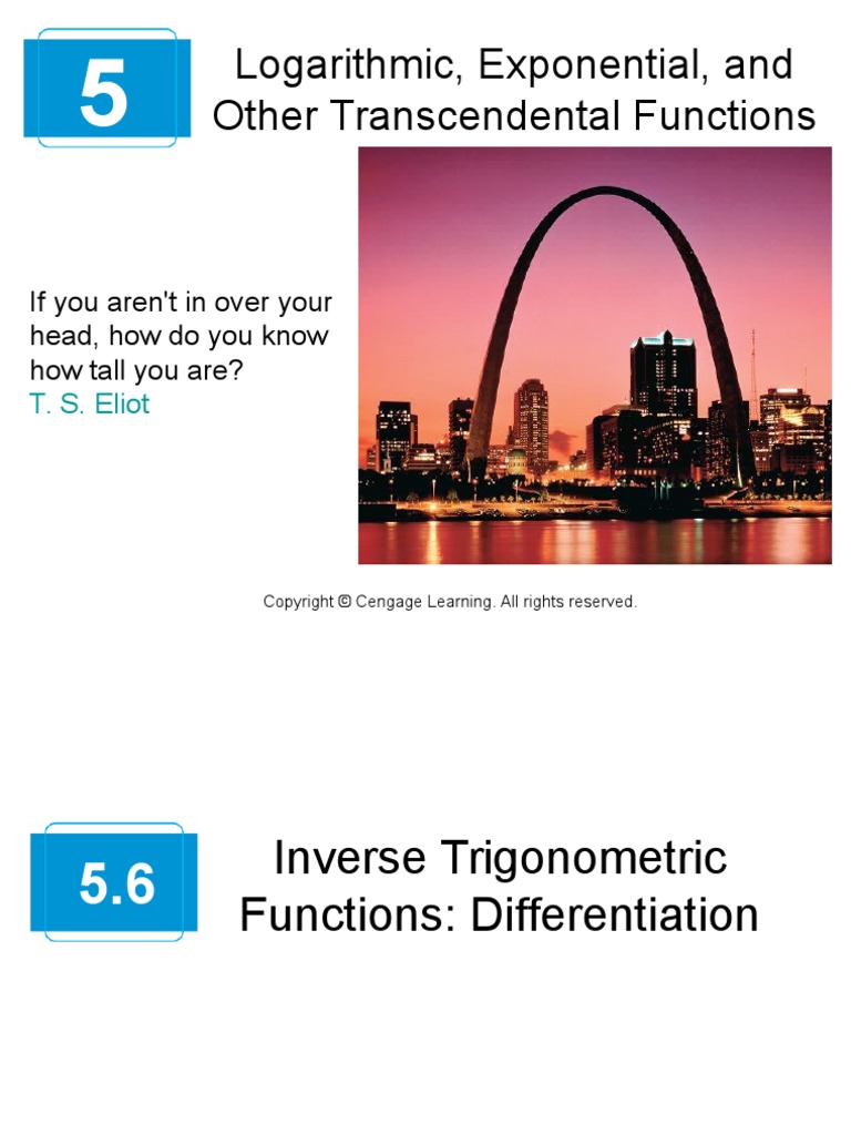 Derivs of Inverse Trig Func 2014 | PDF | Trigonometric Functions ...