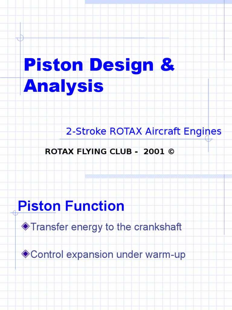 Piston Design and Analysis | PDF | Cylinder (Engine) | Piston