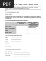 Letter Sample - Overdraft Request | PDF | Overdraft | Banking