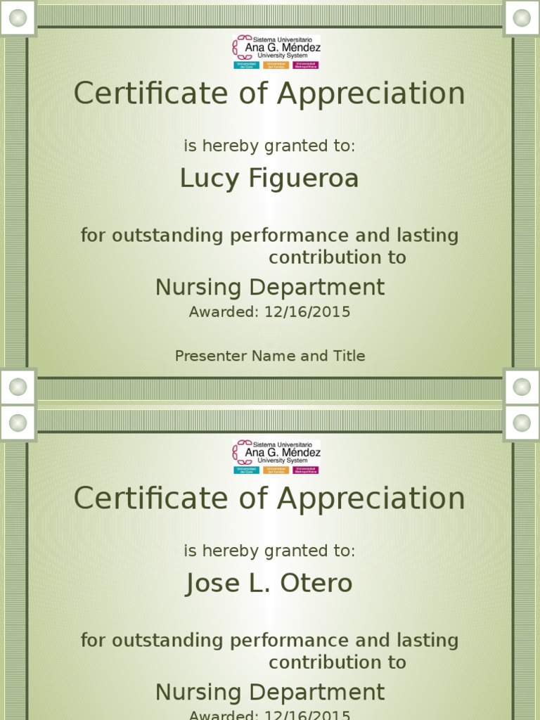 Certificate of Faculty | PDF