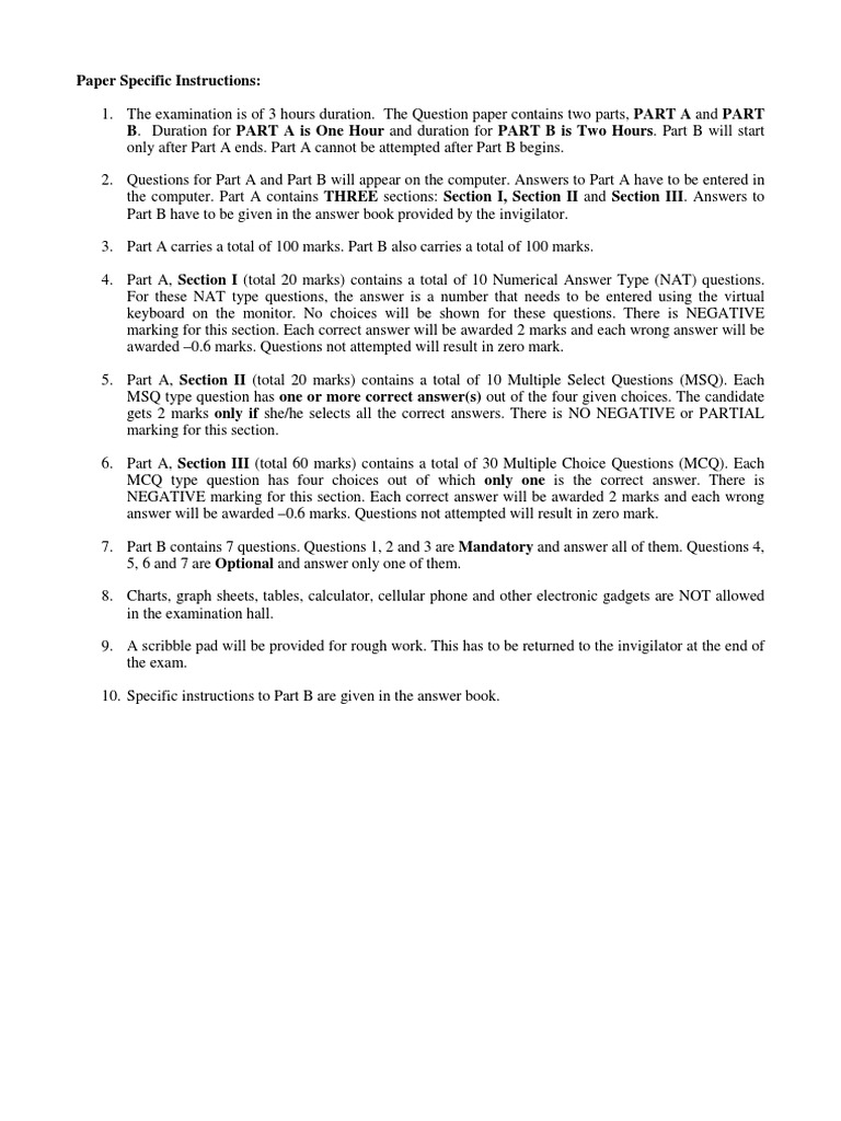 CEED 2016 Question Paper | PDF | Multiple Choice | Drawing