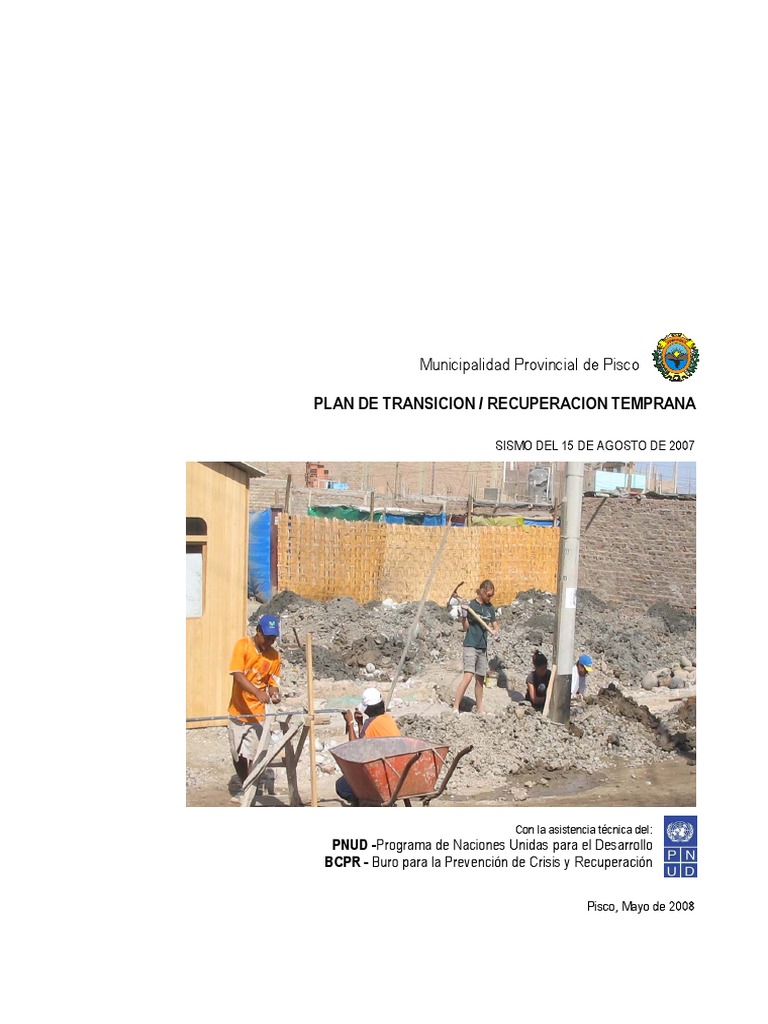 Plan de Transicion Pisco | PDF