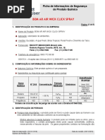 FISPQ-Scott Spray 400ml | PDF | Primeiros socorros | Queimadura