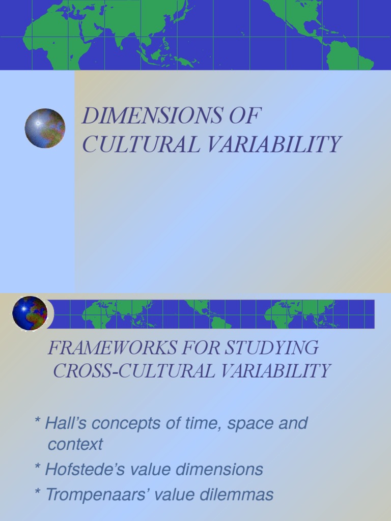 Cultural Variability | PDF | Collectivism | Behavioural Sciences