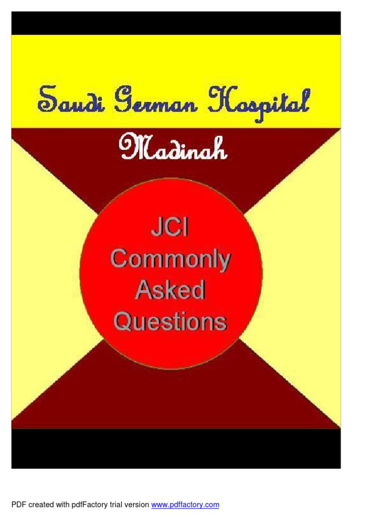 JCI Hospital Safety and Communication Guide | PDF