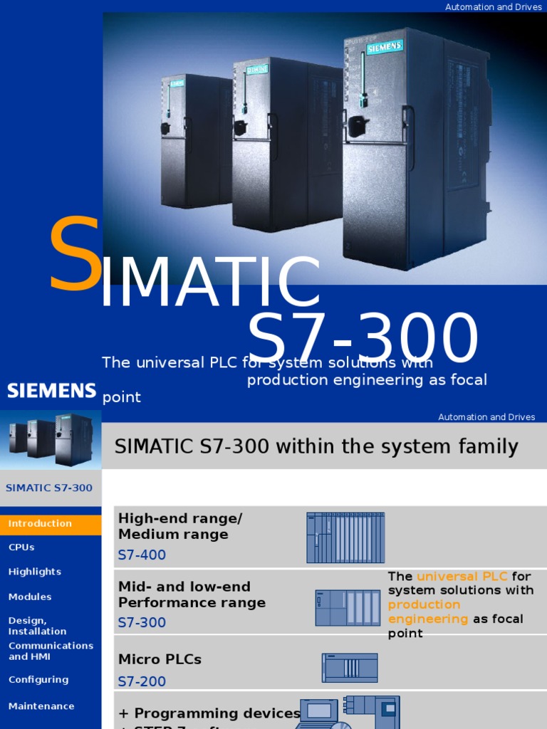 Simatic S7-300 | Programmable Logic Controller | Automation | Free 30 ...
