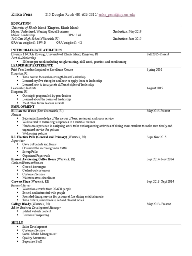 Final Resume | PDF