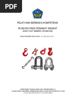 Perhitungan Kekuatan Sling Dan Beban Pada Lifting Plan | PDF