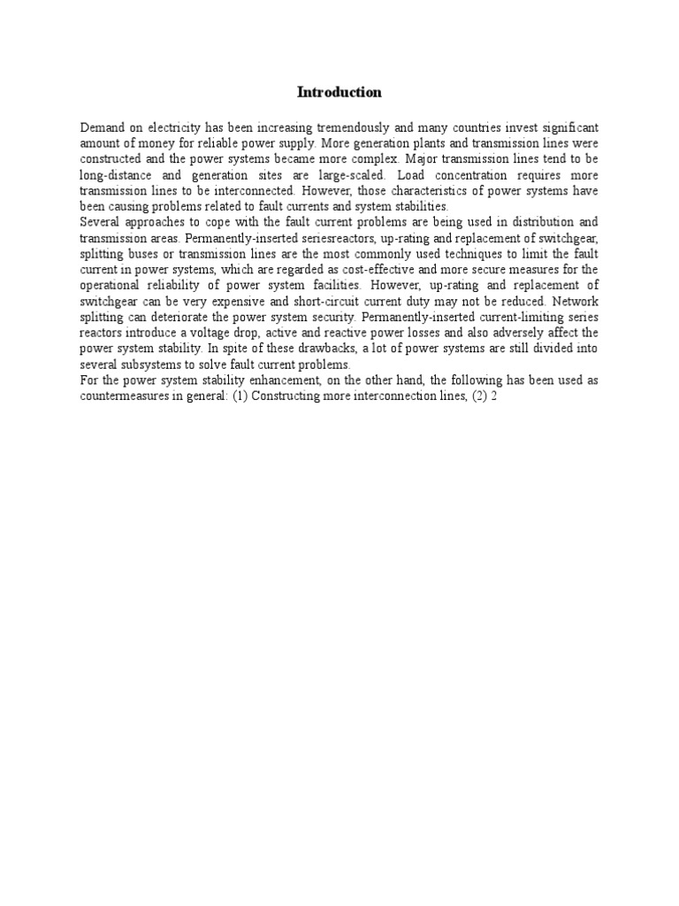 Introduction of TCSC | PDF | Electric Power System | Electric Power ...