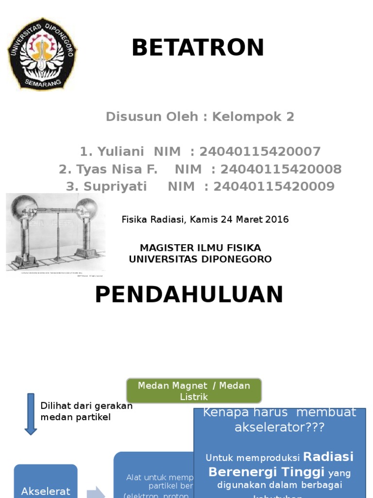 Fisika Radiasi Betatron | PDF