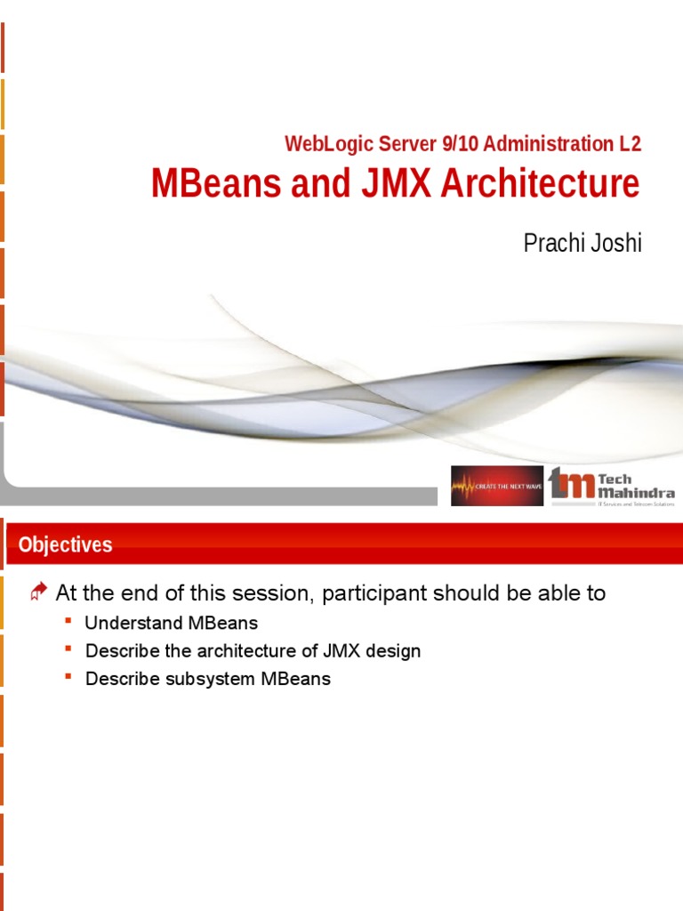 MBean | PDF | Server (Computing) | Object (Computer Science)