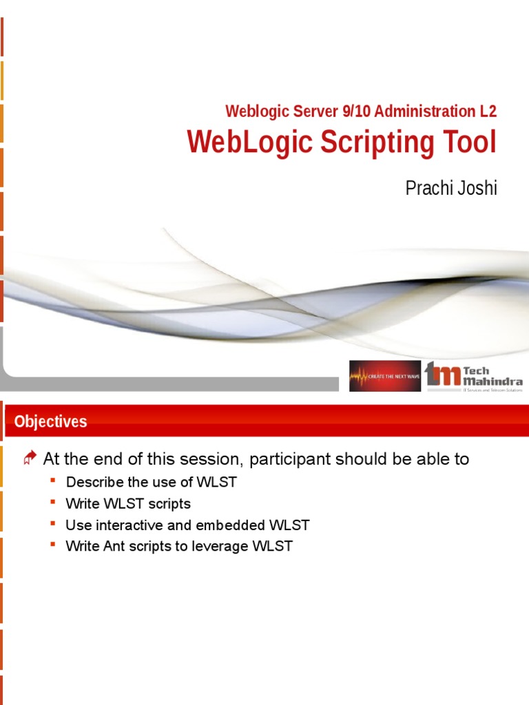 WLST | PDF | Command Line Interface | Online And Offline