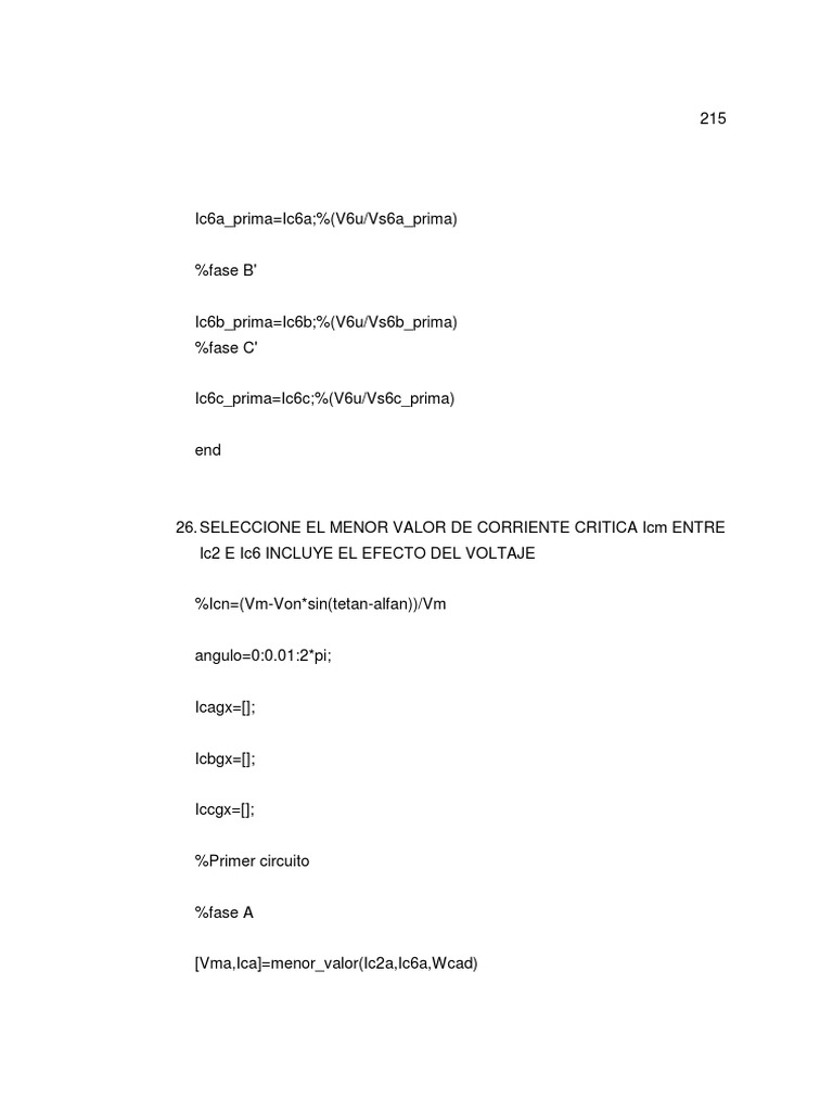 Paso 26 Necesito Los Pasos para Calcular VM, Ic, Ipn, Icn | PDF