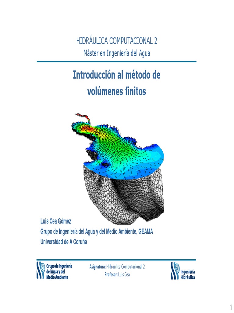 Esquemas Volumenes Finitos | PDF | Método de elementos finitos | Cálculo