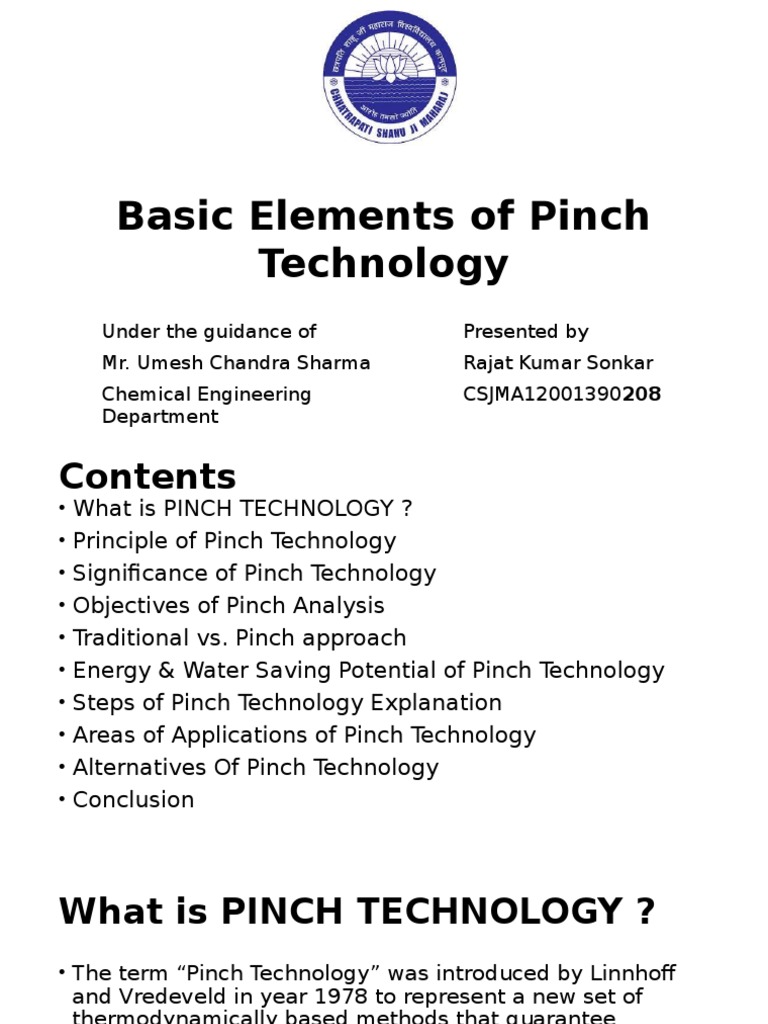 Pinch Technology | Heat | Thermodynamics