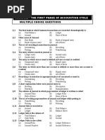 Acc 101 Questions | PDF | Debits And Credits | Business