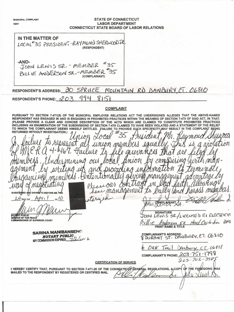 JL and BA MPP DFR Complaint Recd 04 22 2010 | PDF | Freedom Of ...