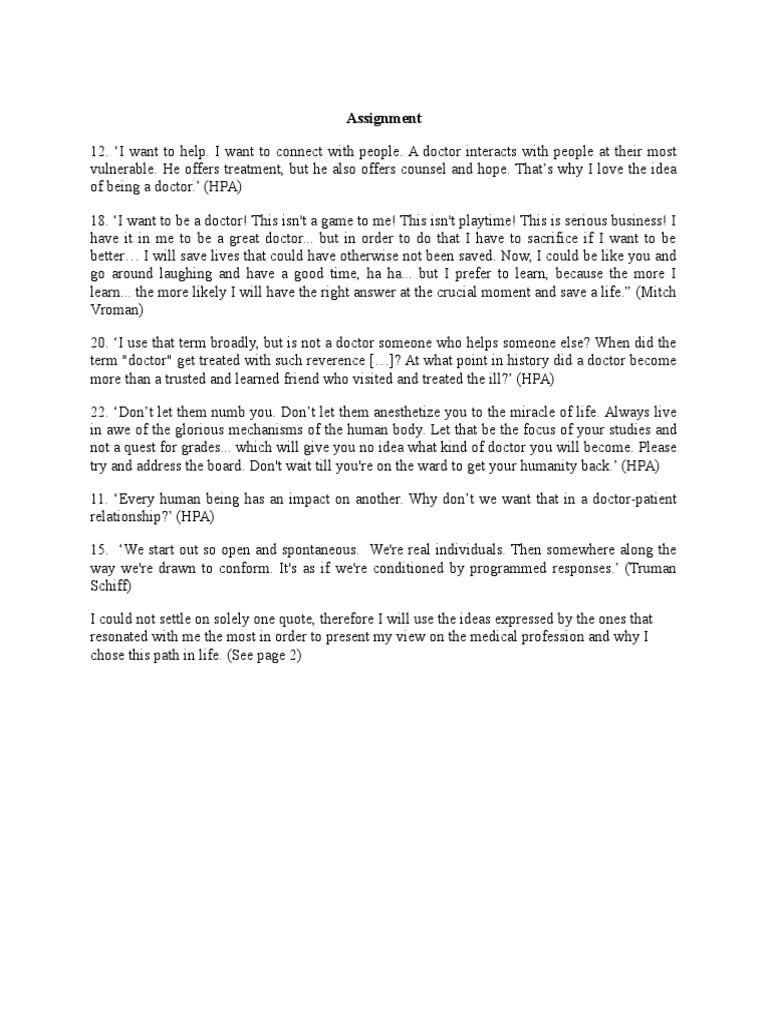 Patch Adams Essay | PDF | Physician | Patient