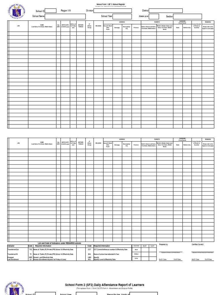 school forms 1 -7.pdf | Teachers | Curriculum