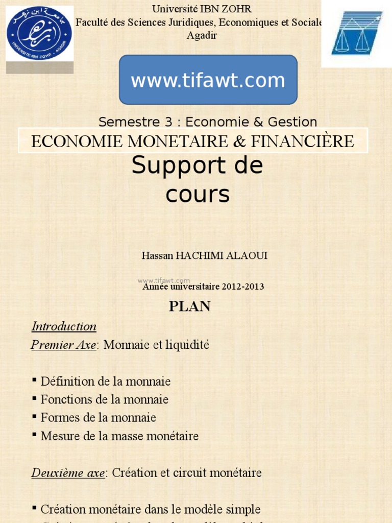 Économie Monétaire et Création Monétaire | PDF | Devises | Masse monétaire