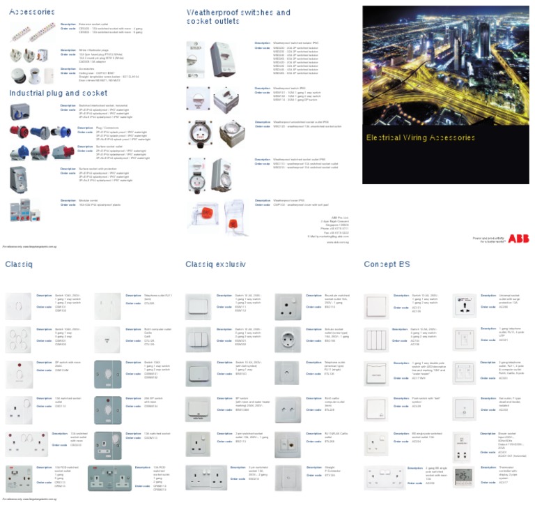 ABB Weatherproof Switches & Sockets | PDF | Electrical Connector | Ac ...