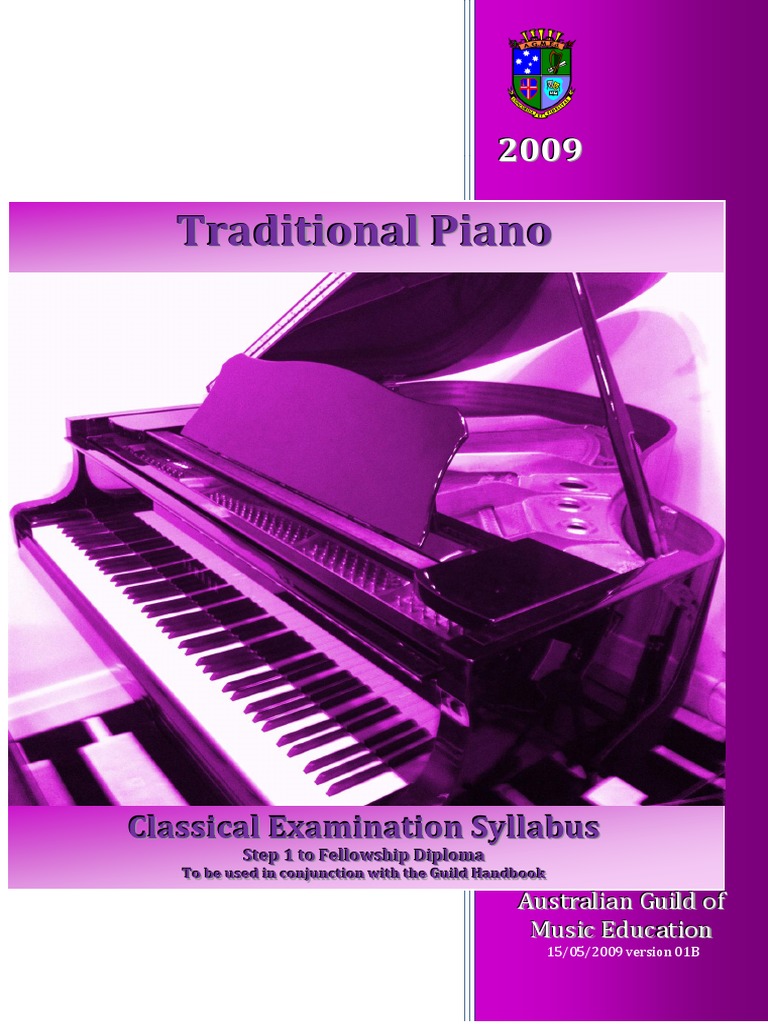 Traditional Piano Syllabus - 12 | PDF | Minor Scale | Chord (Music)