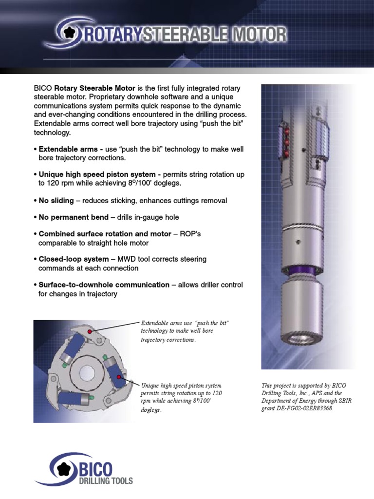 Rotary Steerable Motor | PDF