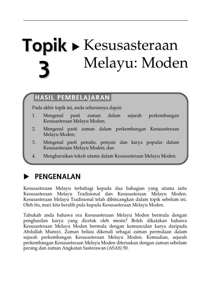 BMM3163 Tajuk 3 PDF | PDF