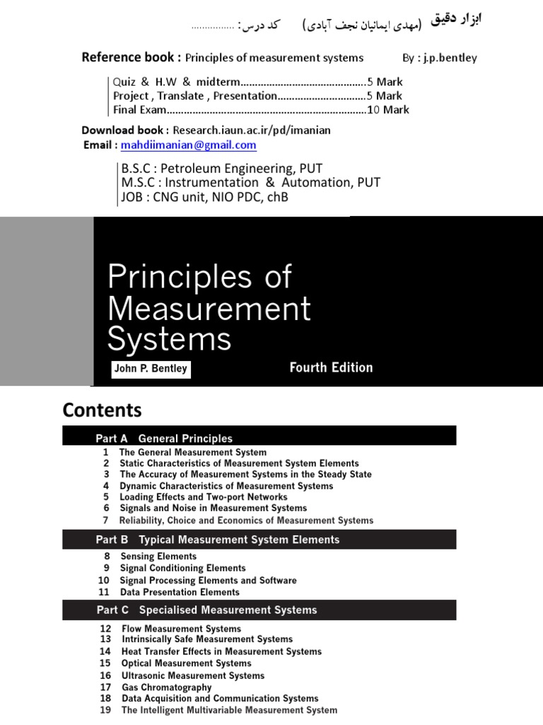 Principles of Measurement System-Formula | PDF | Capacitor | Dielectric