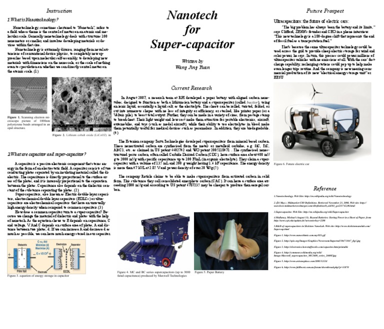 Super Capacitor For Nanotechnology | PDF | Nanotechnology | Capacitor