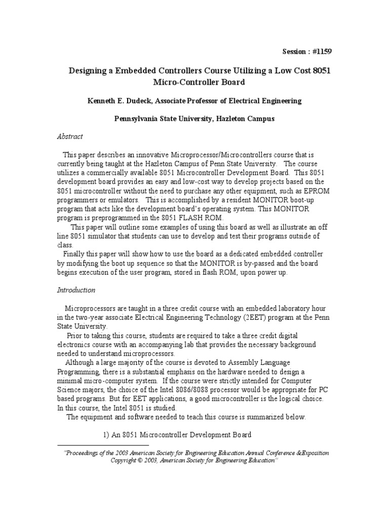 8051 Lab PDF | PDF | Microcontroller | Booting