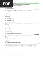IB Mathematics AA SL Practice Exam - Quadratics | PDF | Cartesian ...