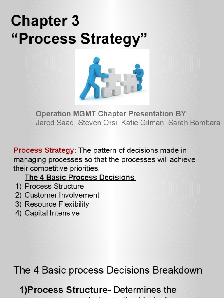 Process Strategy in Operations Management | PDF | Automation ...