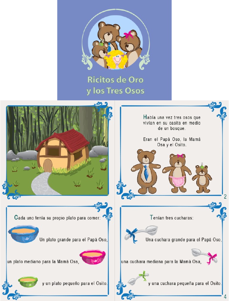 Cuento Ricitos de Oro | PDF