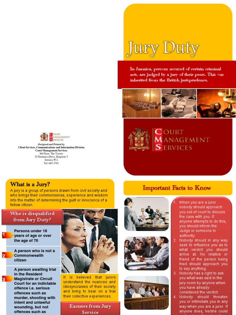 Jury Duty Brochure | PDF | Public Law | Government