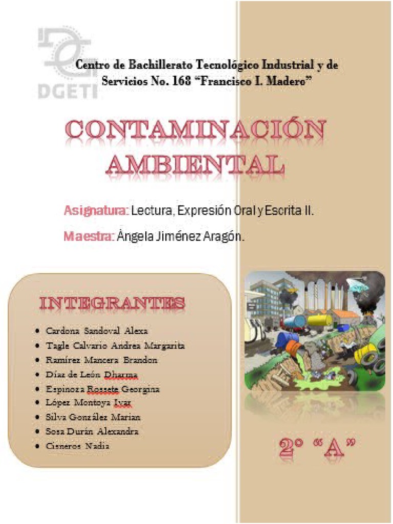 La Contaminacion Ambiental | PDF | La contaminación del agua ...