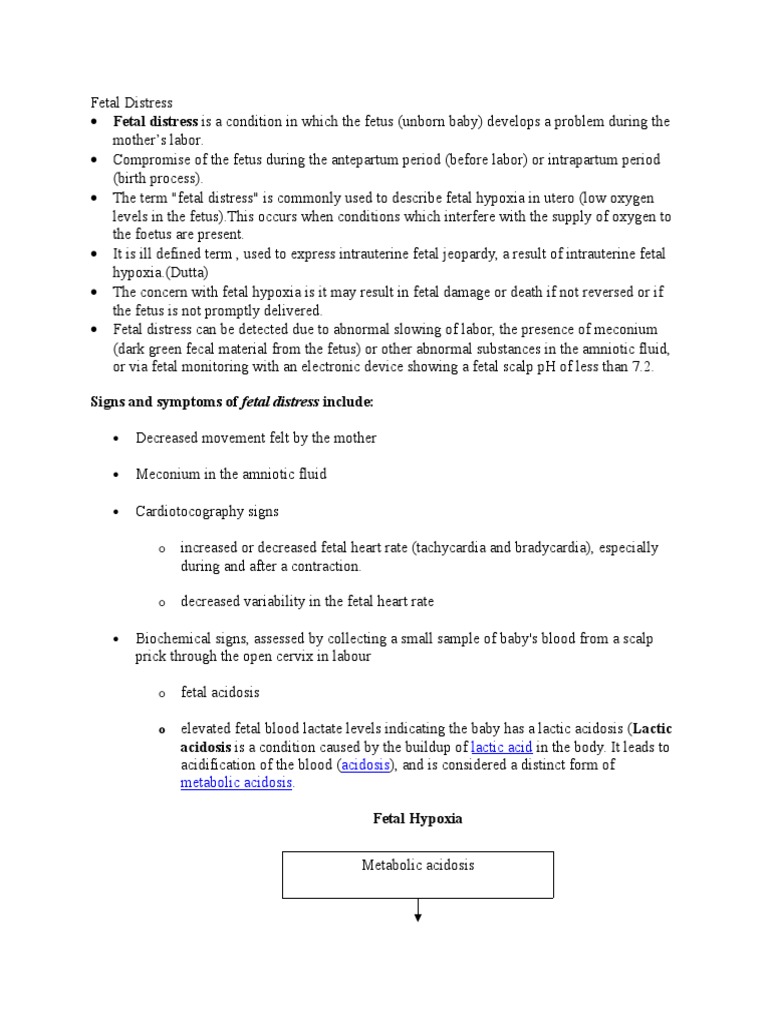 Maternal Distress | PDF | Placenta | Fetus