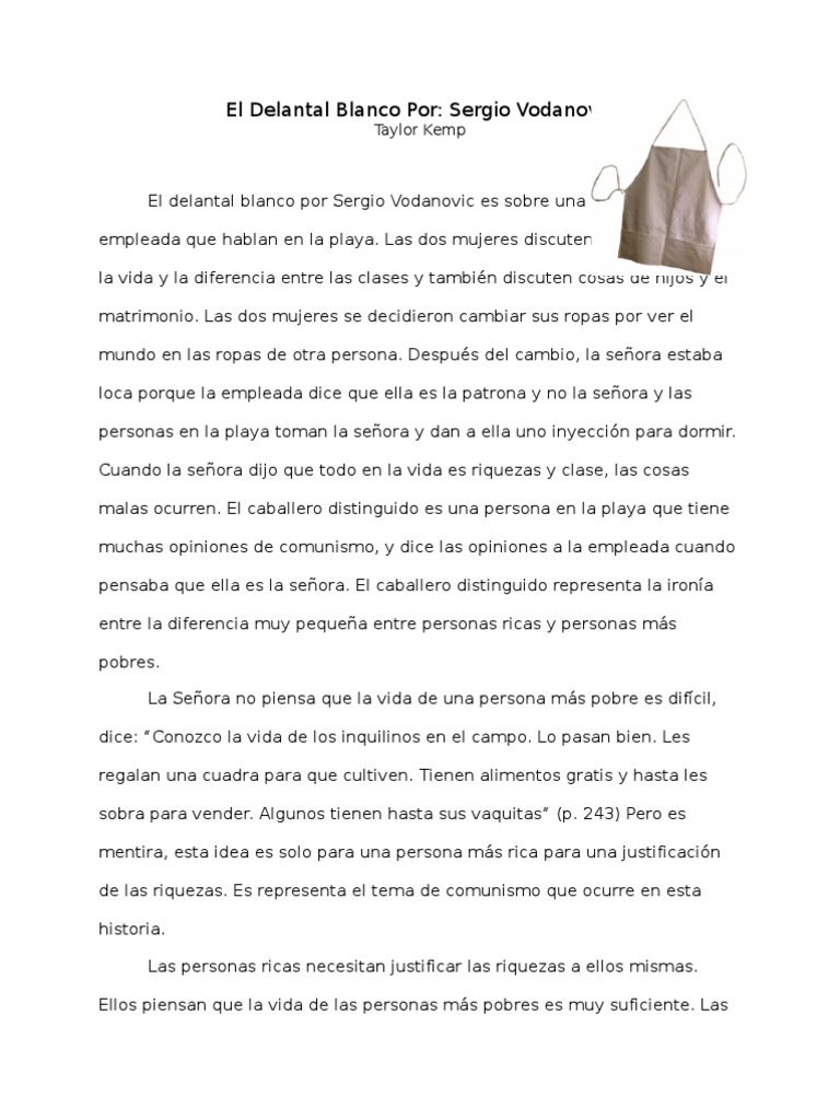 El Delantal Blanco | PDF | Libros para adolescentes