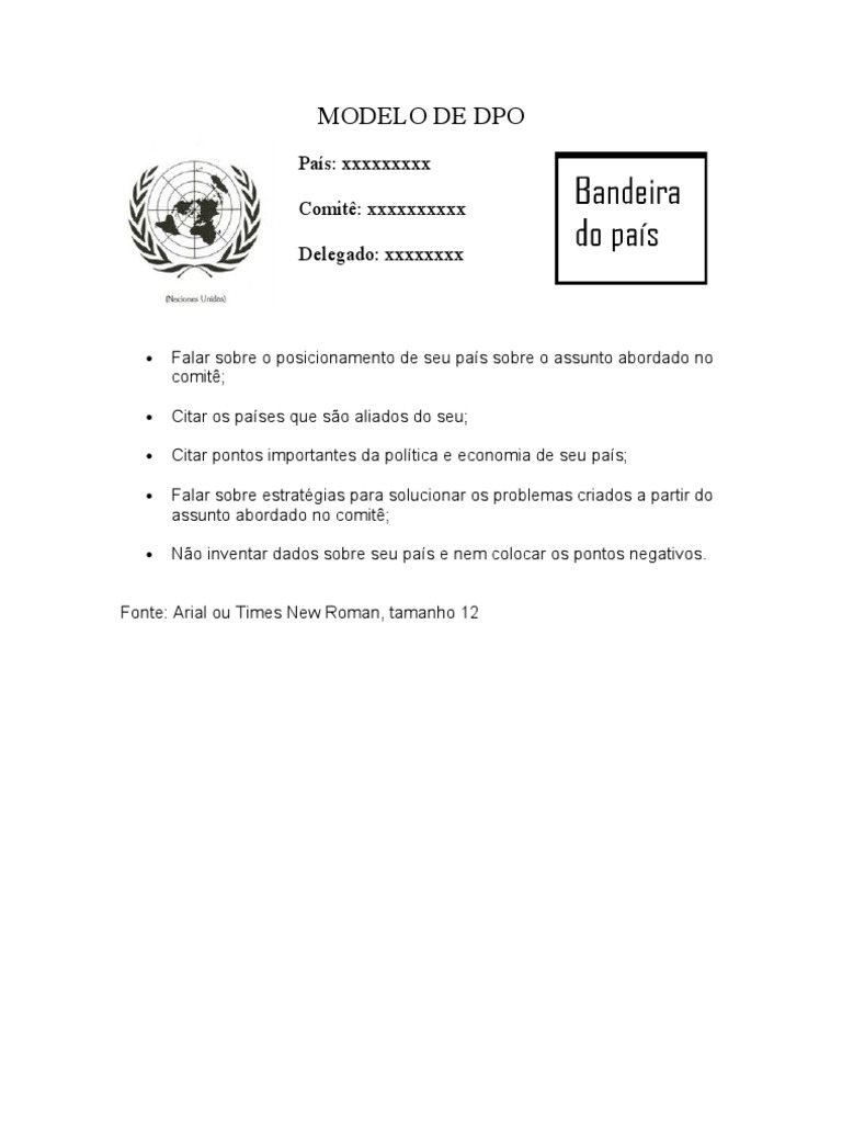 Modelo de Dpo | PDF | Economias