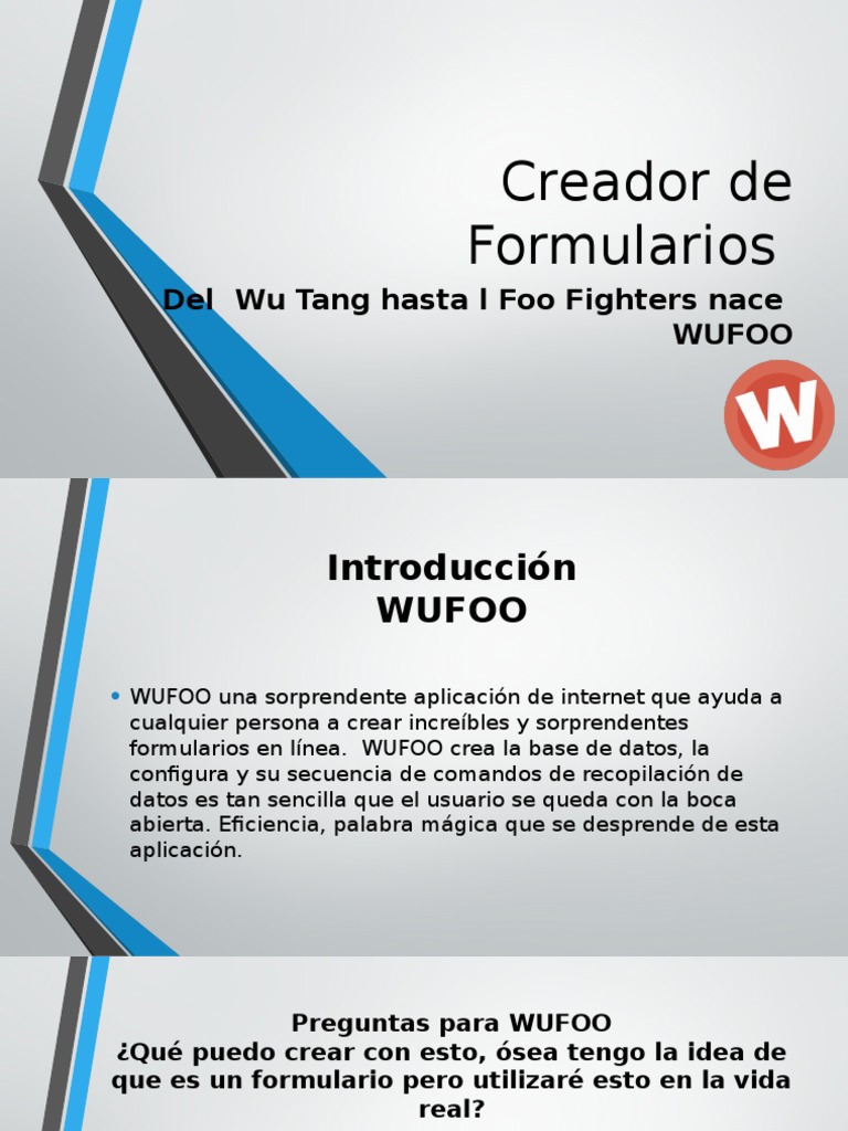Creador de Formularios Wufoo | PDF | Script Java | Internet