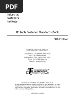 IFI 2018 Book of Fastener Standards - TOC | PDF | Rivet | Screw