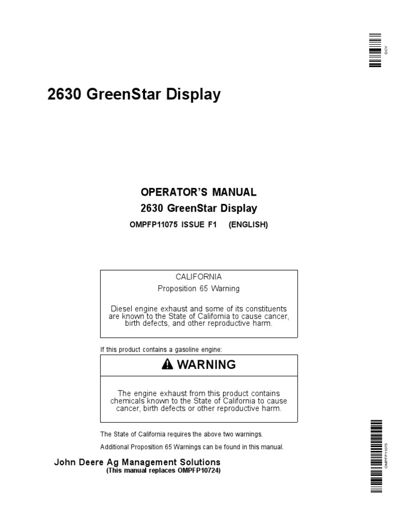 2630 GS Display Operators Manual | Usb | Usb Flash Drive