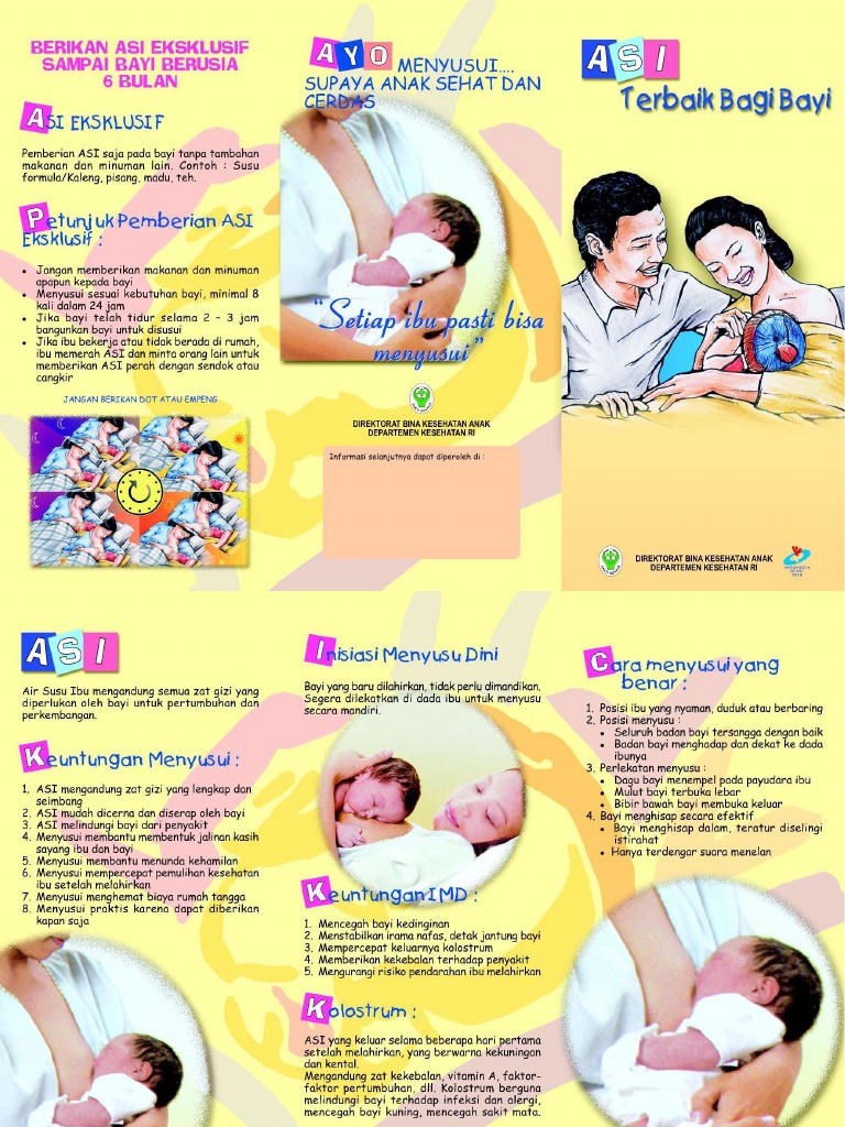 Leaflet Cara Menyusui Yang Benar | PDF