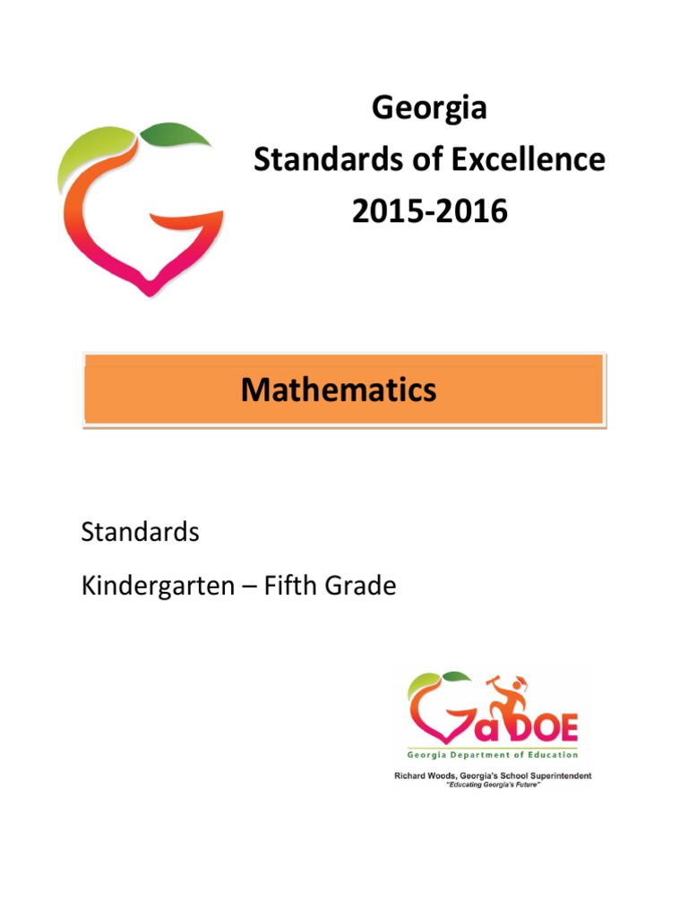 Grade K 5 Mathematics Standards | PDF | Shape | National Council Of ...