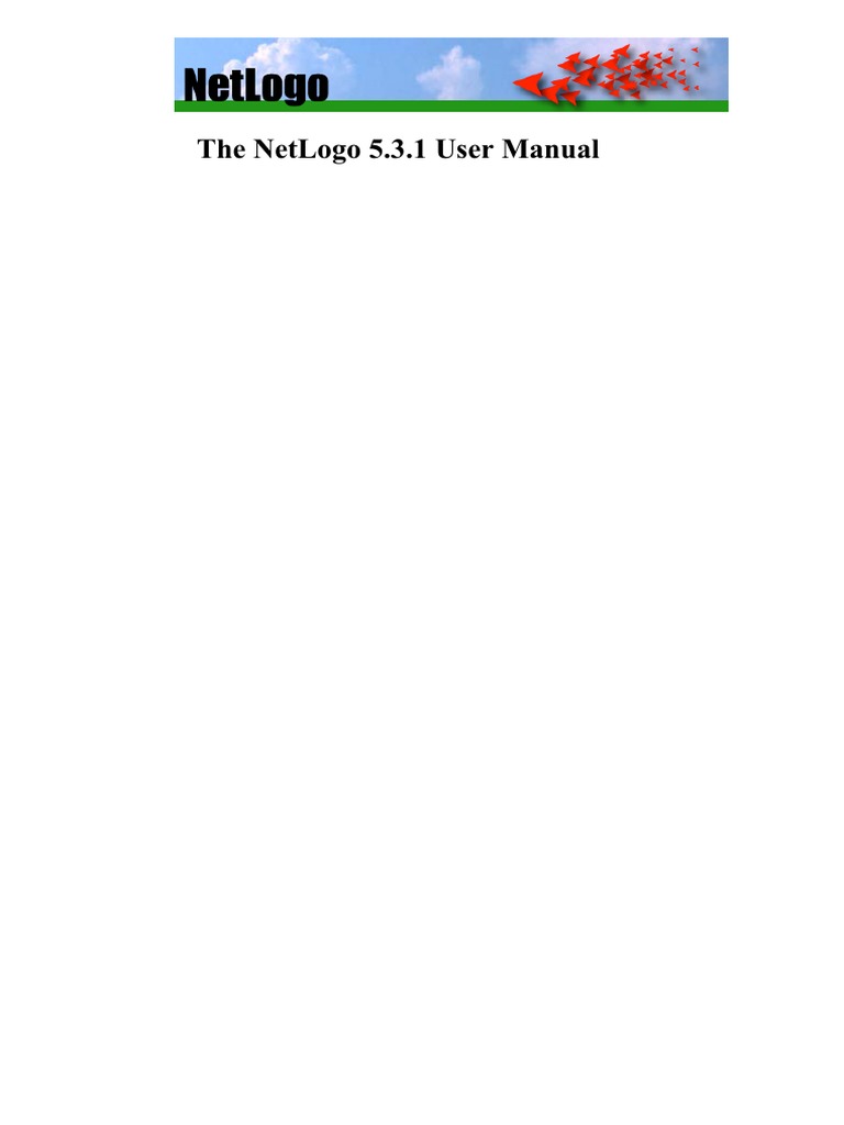 NetLogo User Manual | PDF | Copyright | Disclaimer