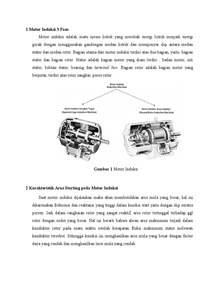 Metode Starting Motor Induksi | PDF