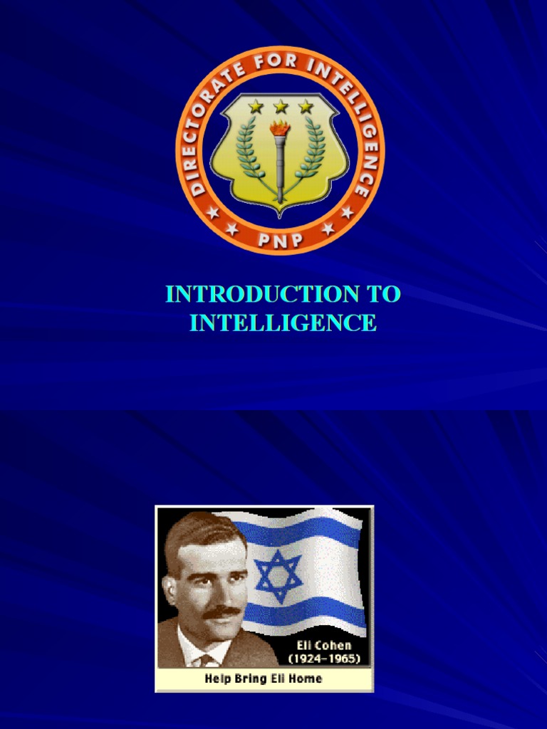 PNP Intelligence Overview and Cycle | PDF | Nature | Surveillance